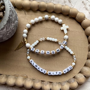 Sentimental Memorial Charm Bracelet for Loved Ones - Etsy