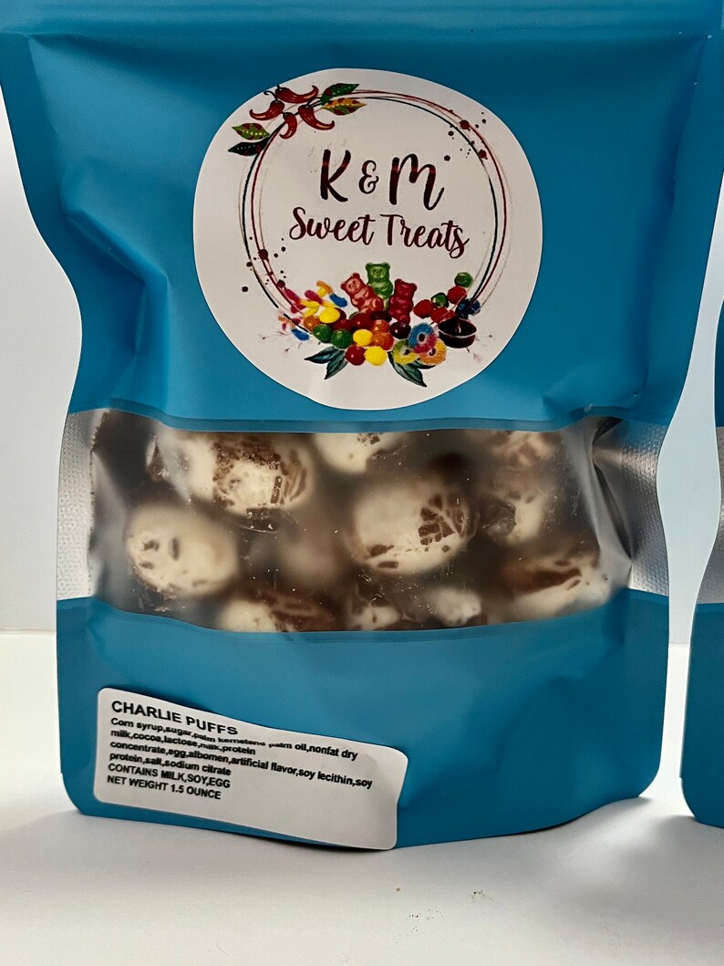 Charlie Puffs Freeze Dried Candy Crunchy Chocolaty Candy - Etsy