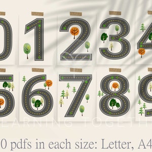 Number Roads/ Motorways for Cars/ Trucks. Number Recognition for ...