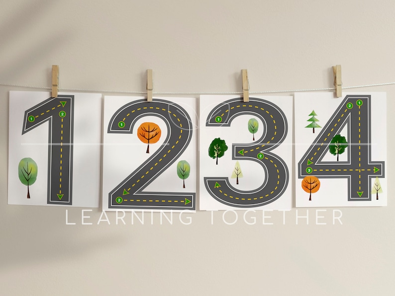 Number Roads/ Motorways for Cars/ Trucks. Number Recognition for ...