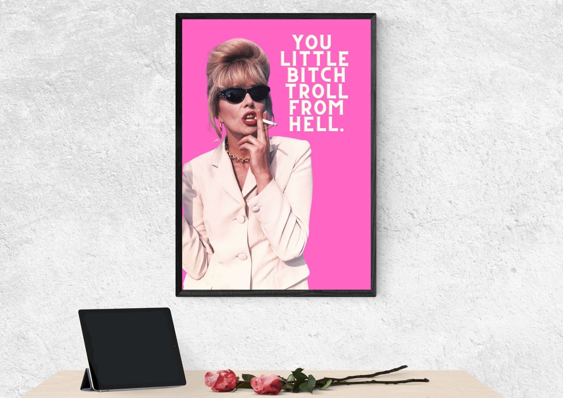 Ab Fab Patsy Print, Downloadable Digital Print - Etsy