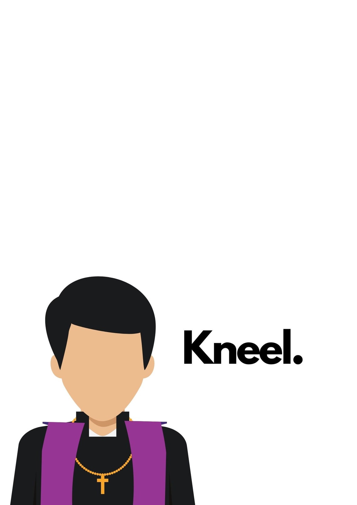 Fleabag Priest Kneel Print, Downloadable Digital Print - Etsy