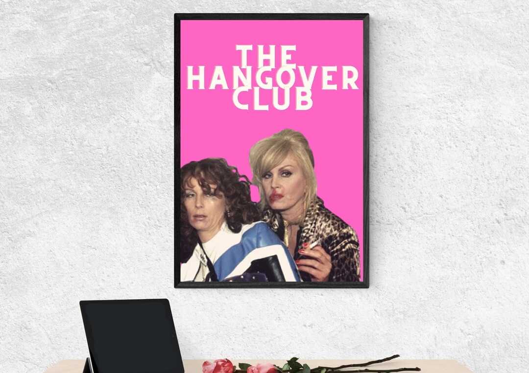 Ab Fab Hangover Print, impresión digital descargable - Etsy España