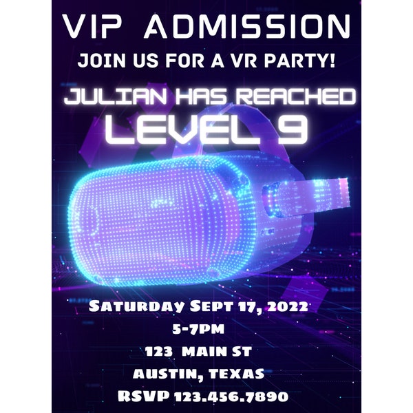 Virtual Party Invitation - Etsy