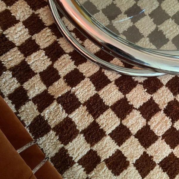 Checkered Rug - Etsy