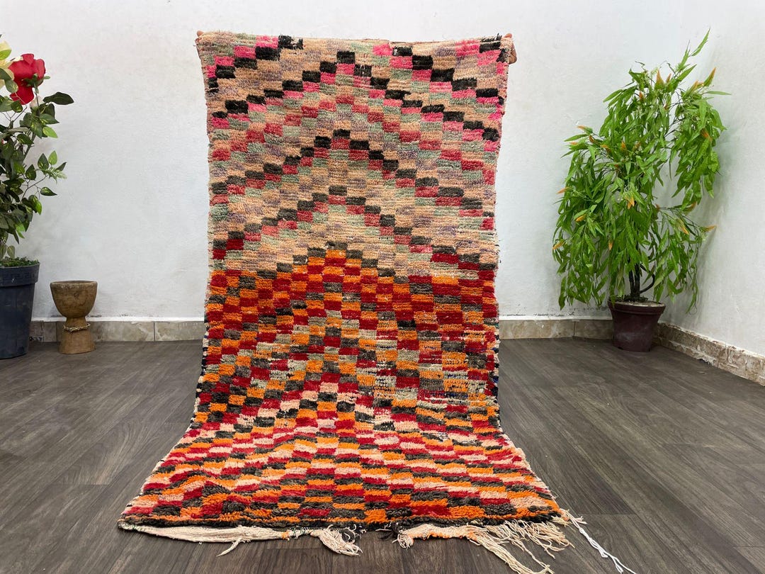 Checkered Rug Runner for Kitchen Decor - 92x180cm Carpet Baby Room - Etsy