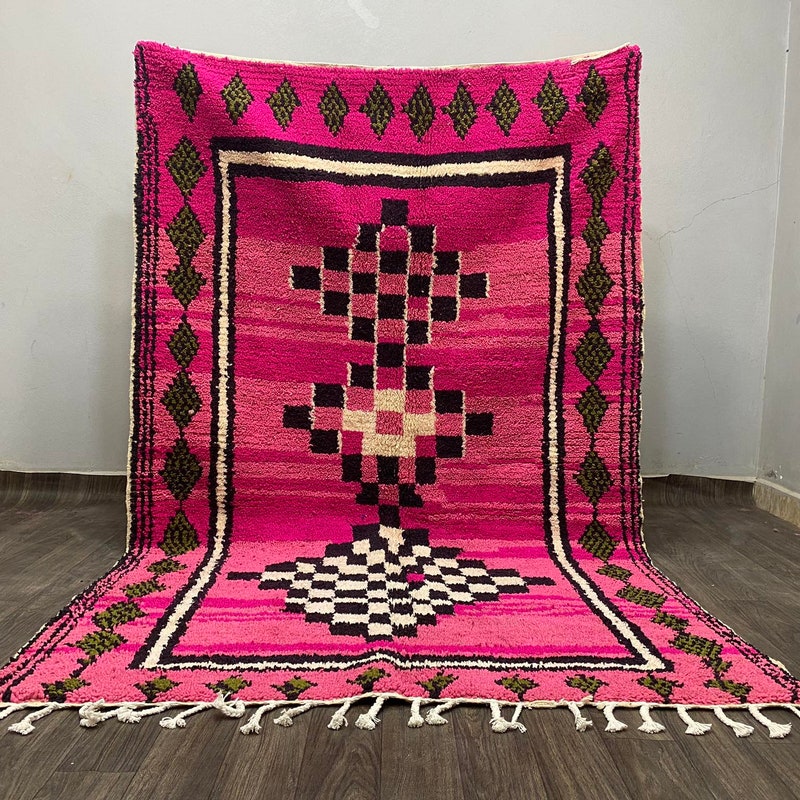 Pink Rug - Etsy