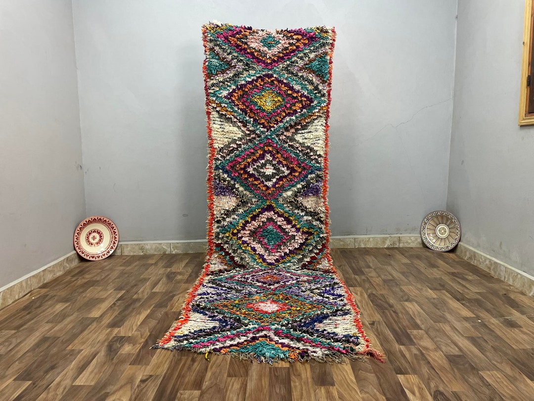 Arab Floor Carpet . Bohemian Home and Living . Boucherouite - Etsy