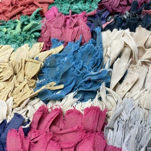 Unique Boucherouite Small Rug Moroccan Rug Checker Handmade Rug Set ...