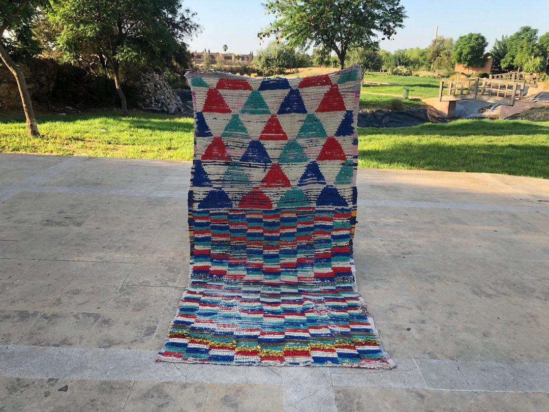 Colorful Berber Carpet Natural Colors Rug Runner morrocan - Etsy