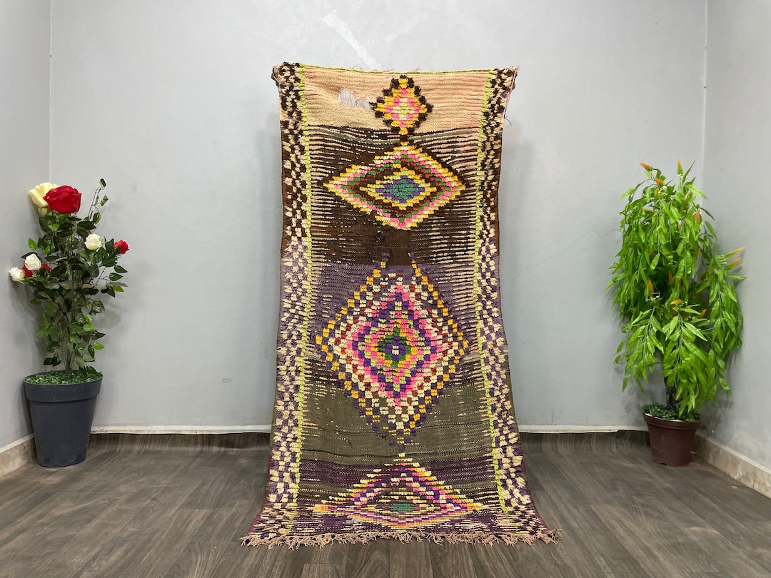 Berber Rug Multicolor Decor Home Bed Side Custom Rug Artisana Soft ...