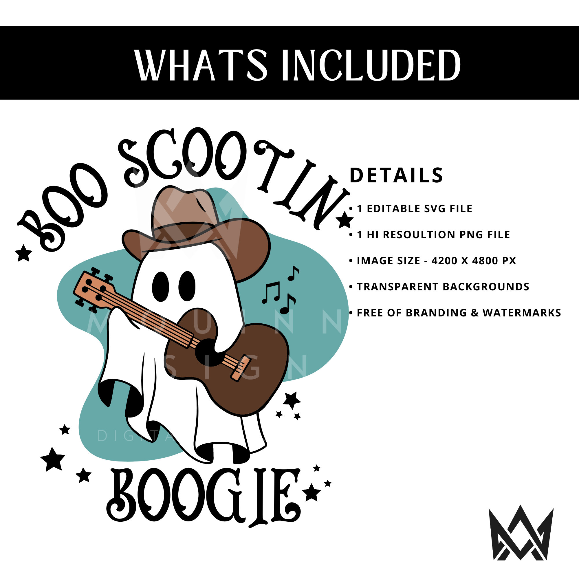 Boo Scootin Boogie Halloween SVG Pngs | Hi Quality Fall Halloween PNG ...