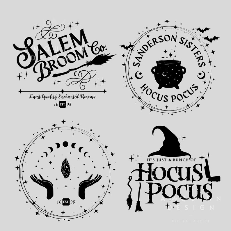 Hocus Pocus SVG PNG Bundle | Sanderson Sisters | Halloween Cricut ...