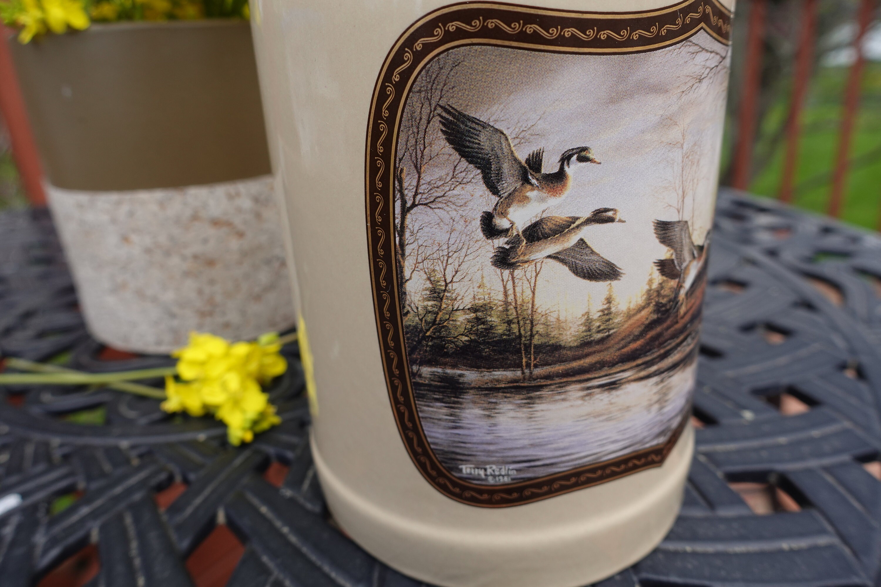 Terry Redlin Backwoods Cabin Mug - Wildlife Havens Collections by Terry ...