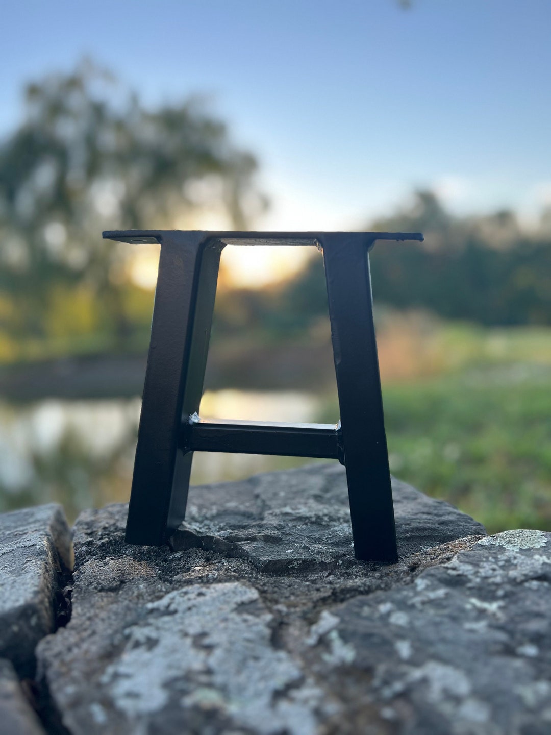 A-frame Metal Furniture Leg: Heavy Duty Steel Desk/bench Leg - Etsy