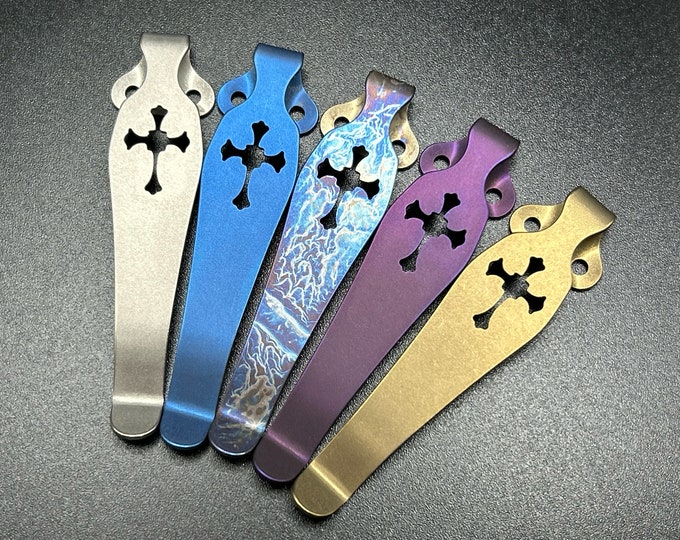 Zombie Green Titanium Deep Carry Pocket Clip for Benchmade 940 943 ...