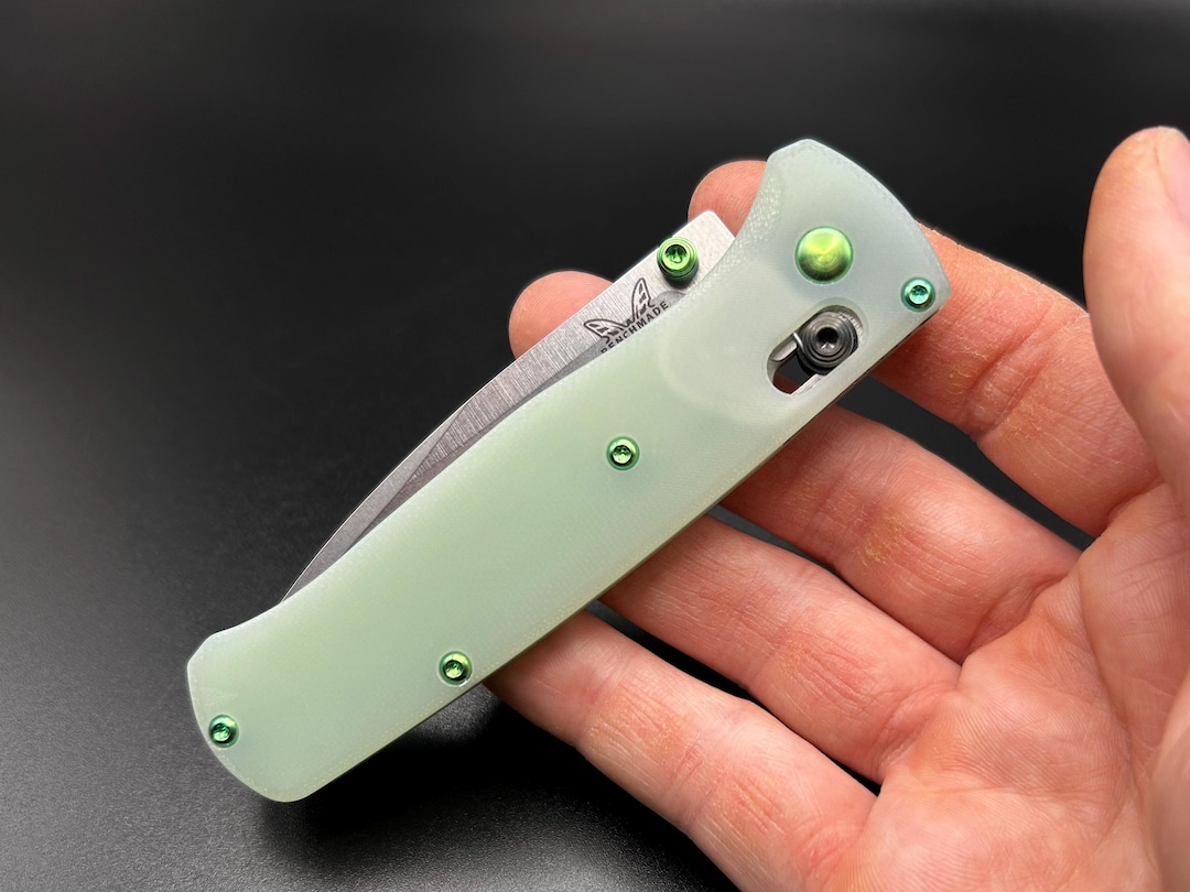 Benchmade Bugout 535 Jade G10 Scales (ti Hardware Optional) - Etsy