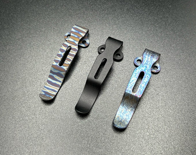 Zombie Green Titanium Deep Carry Pocket Clip for Benchmade 940 943 ...