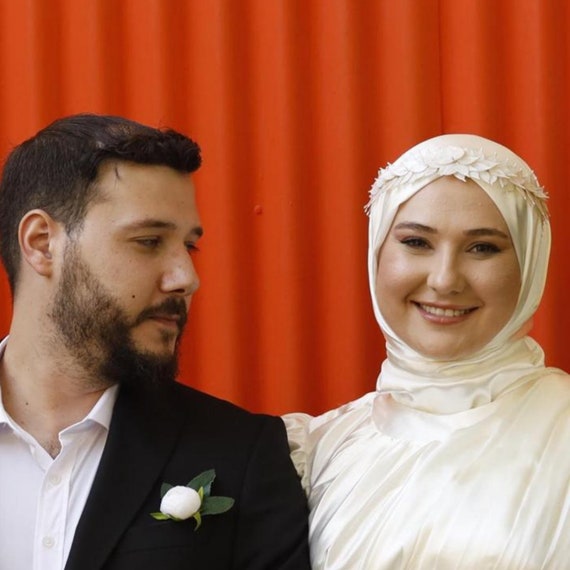 Tocado Hijab Boda