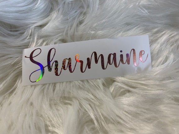 Customized Name Decals Vinyl Name Decals Custom Stickers - Etsy