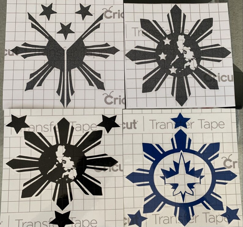 Philippine Flag Decal Sticker | Car, Trucks, Laptop, Window, Crafting ...