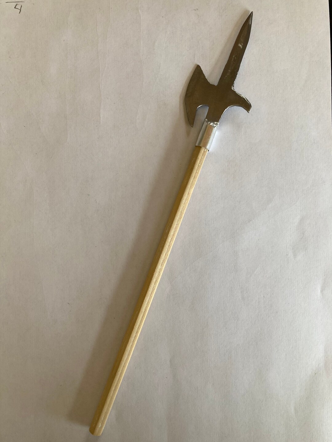 Pencil With Halberd Head on Eraser End - Etsy