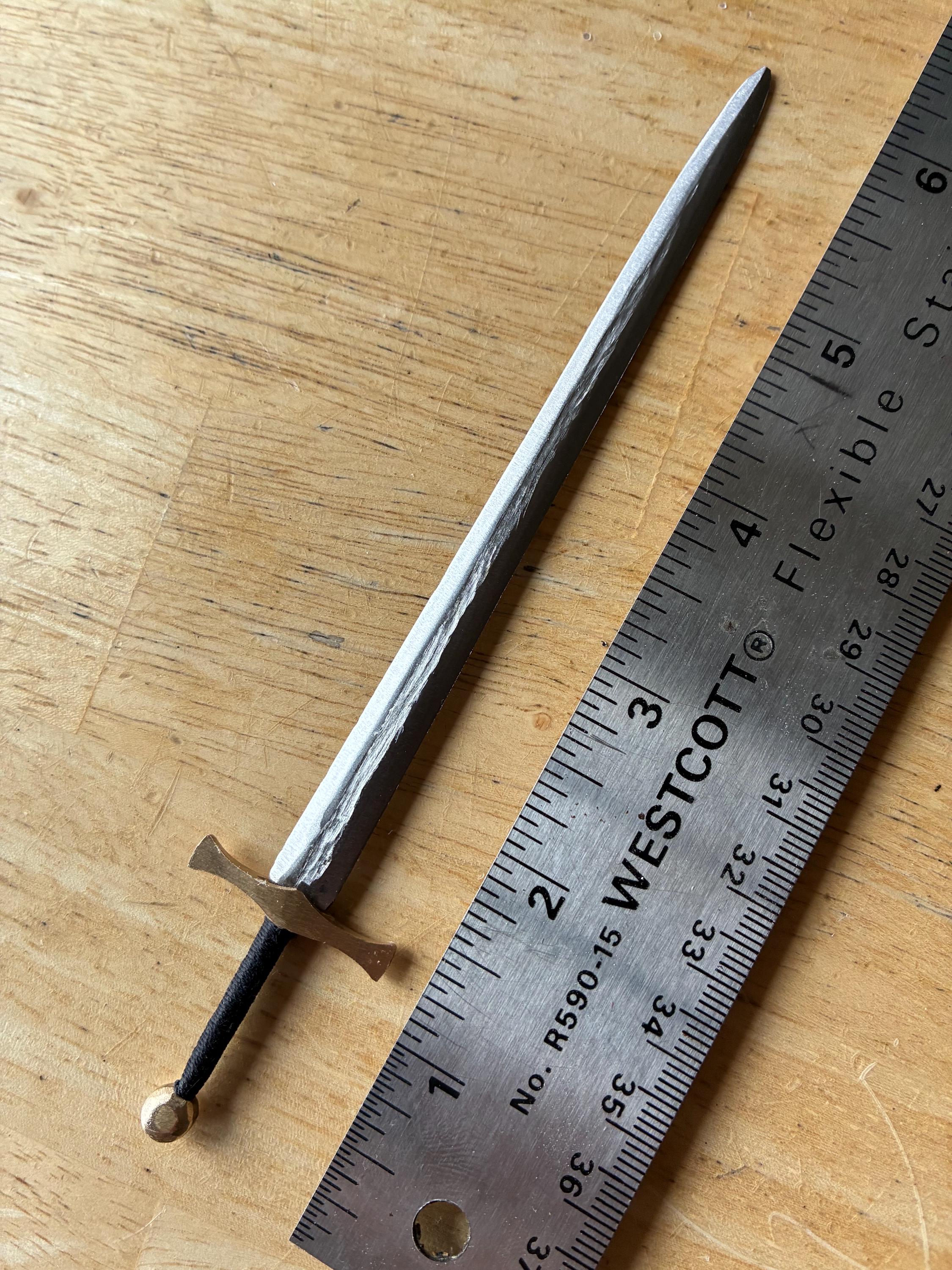 Letter Opener Sized Miniature Sword - Etsy