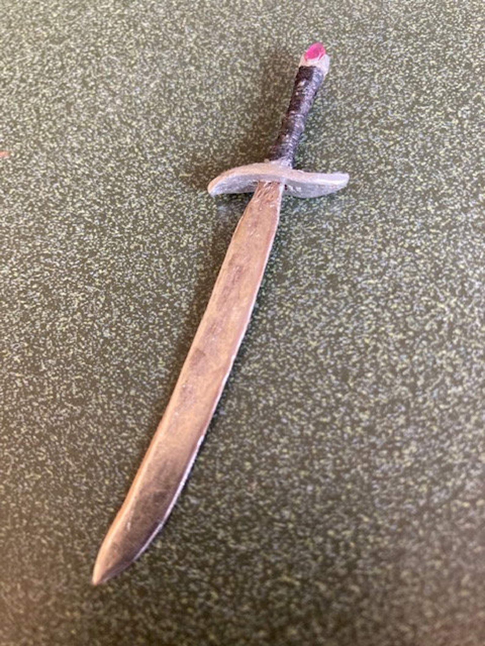 Miniature Sword With Pink Gem - Etsy