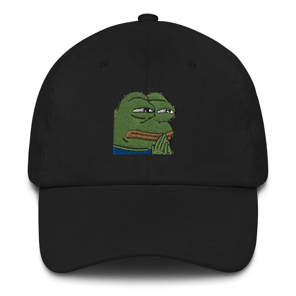 MonkaHmm emote twitch gaming merch bestickte Mütze | Etsy