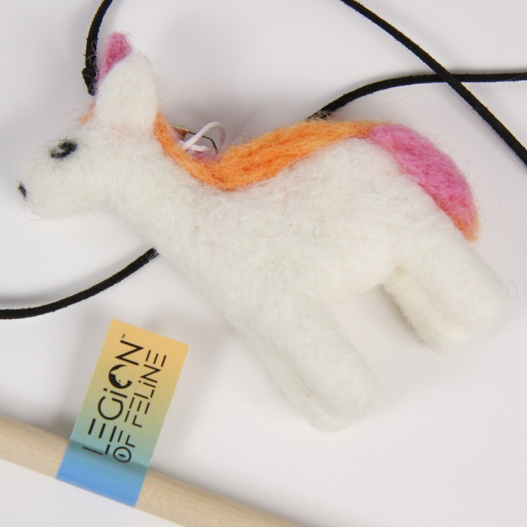 Magical Unicorn Cat Wand Fun Cat Toy Interactive Cat Toy Cat Play Toy ...