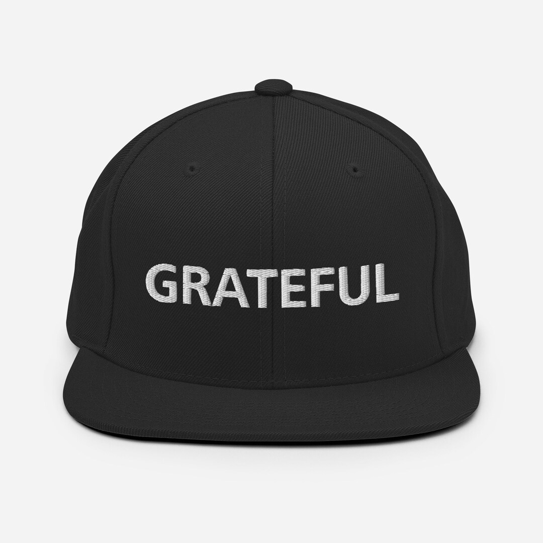 Grateful Hat, Grateful Cap, Gratitude Hat, Grateful Dad Hat, Grateful ...