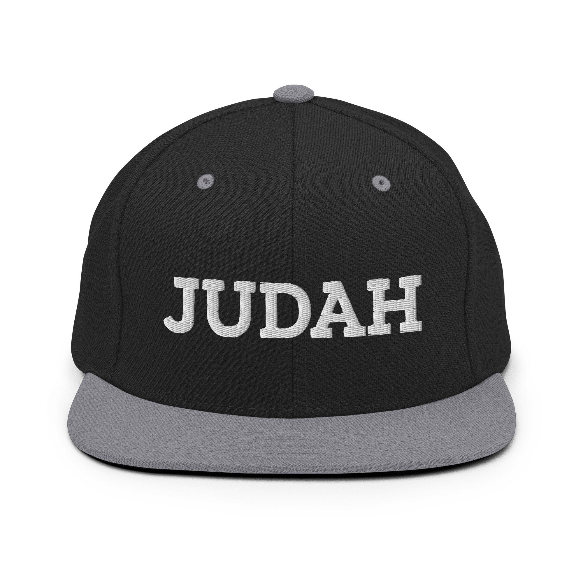 Judah Hat White Font, Judah Hat, Hebrew Israelite Hat, Judah Snap Back ...