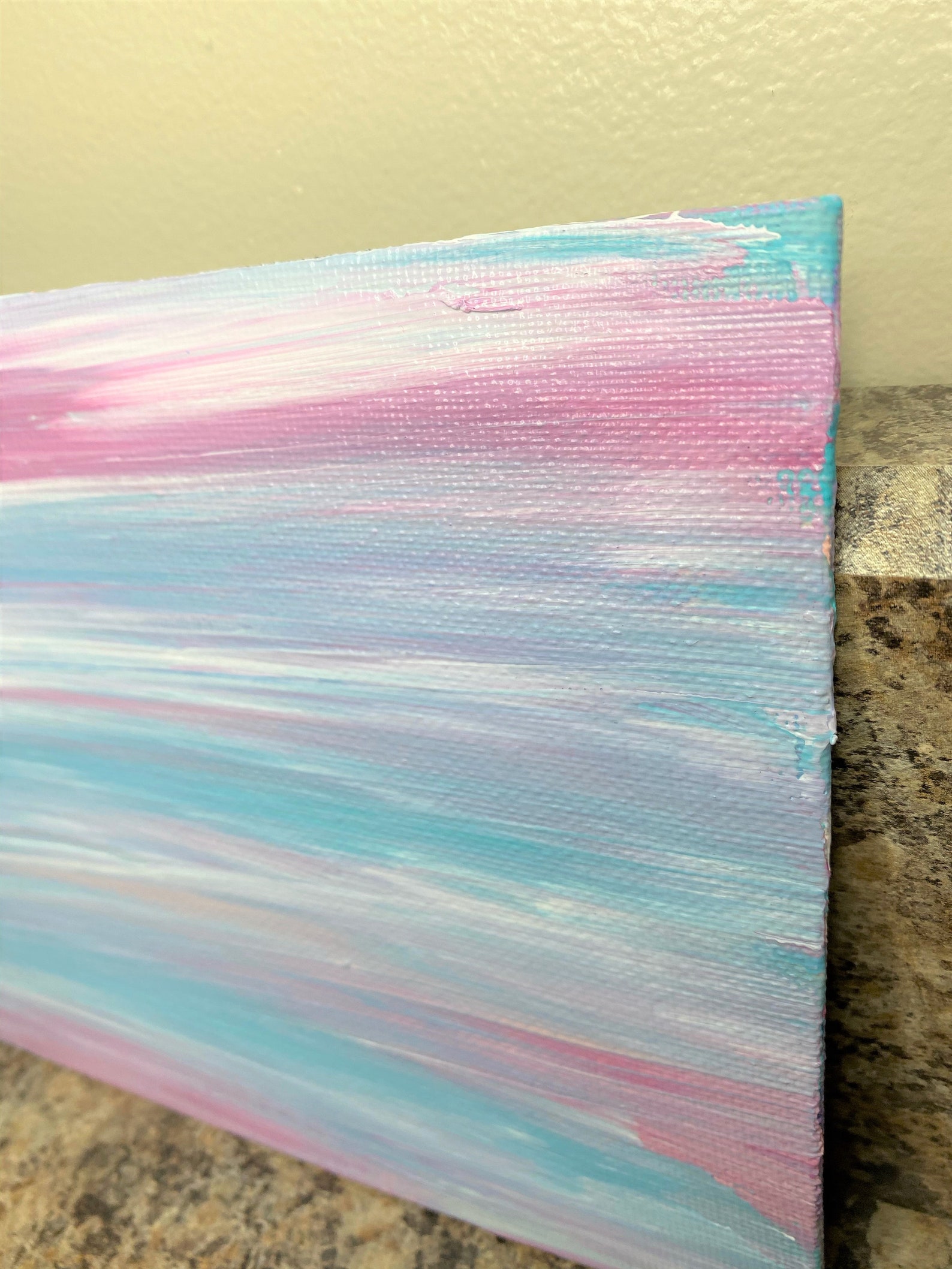 5X7 Abstract Transgender Canvas Panel Painting | Etsy