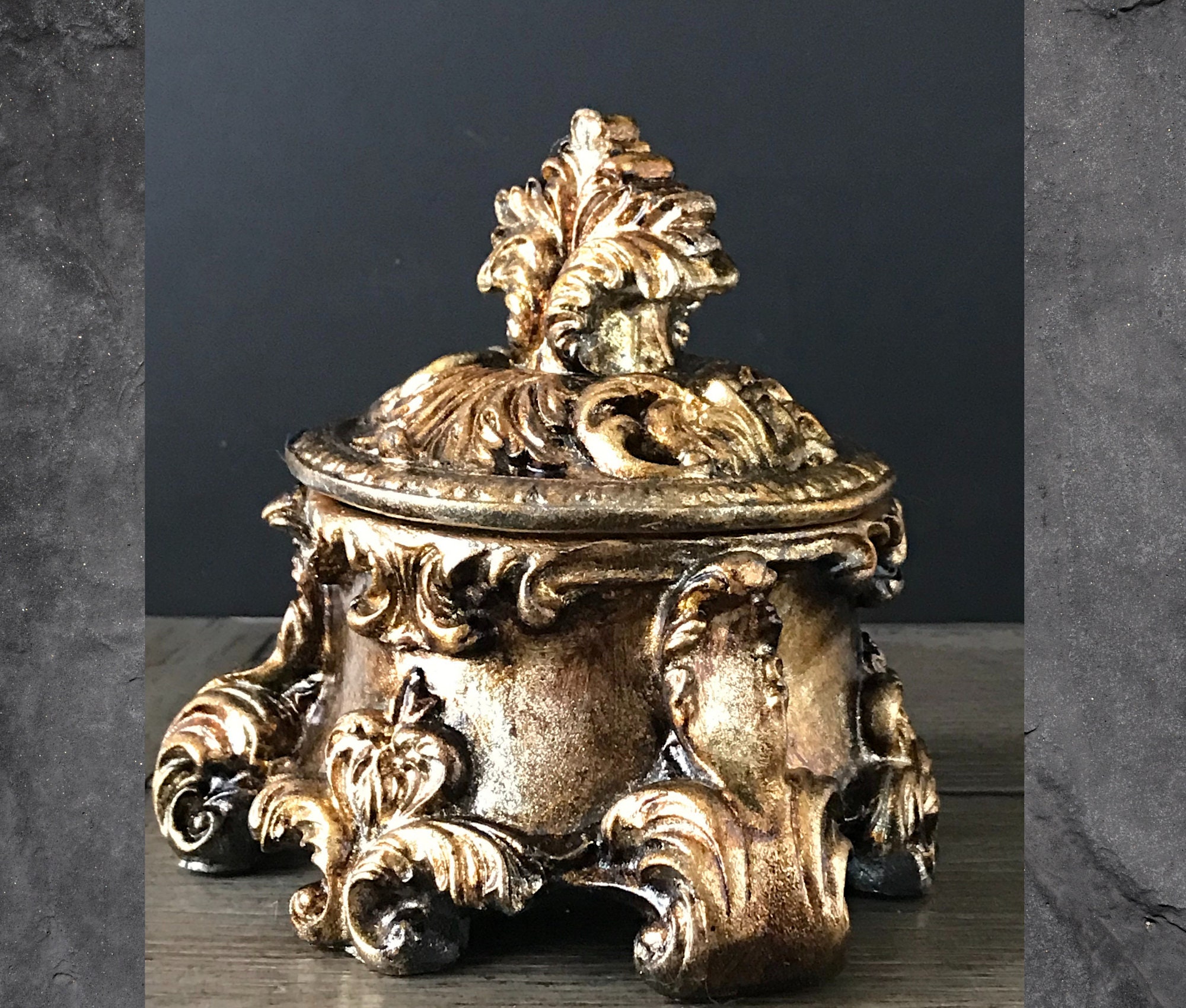 Decorative Casket Box Home Decor | Etsy