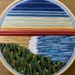Beach Sunset - Landscape Embroidery Art - Etsy
