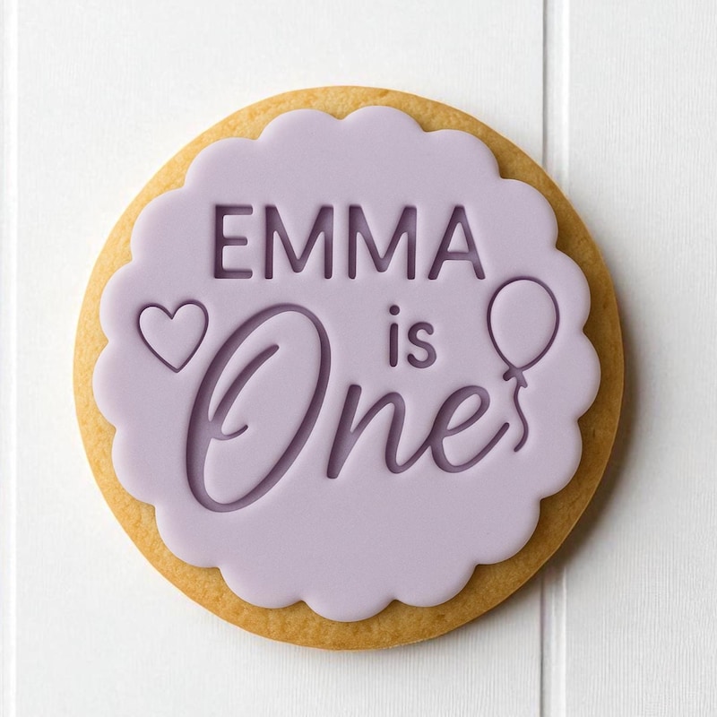 Cookie Name Print Stamp - Etsy UK