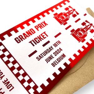 Grand Prix Ticket, F1 Surprise Trip, Formula 1 Ticket Gift Any F1 ...