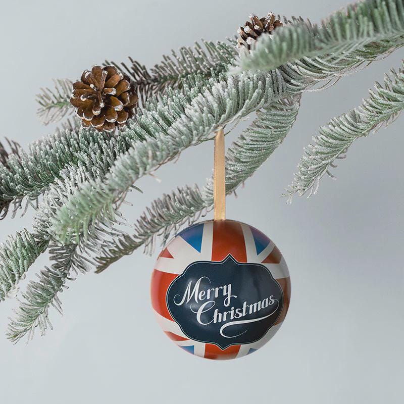 Union Jack Christmas Bauble - Etsy UK