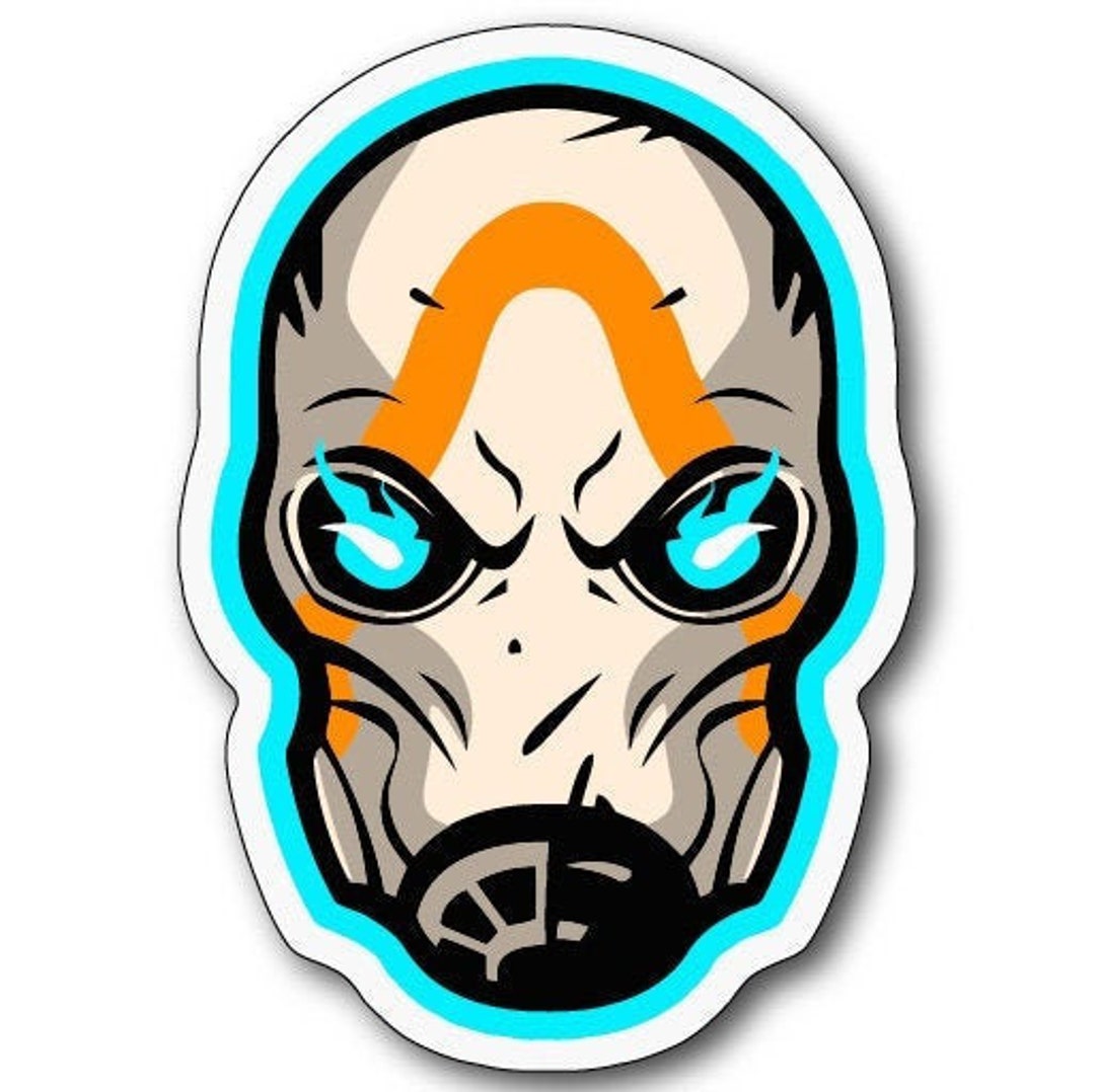 Borderlands Psycho Vector Decal, Psycho Design, Borderlands, Mask ...