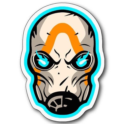 Borderlands Psycho Vector Decal, Psycho Design, Borderlands, Mask ...