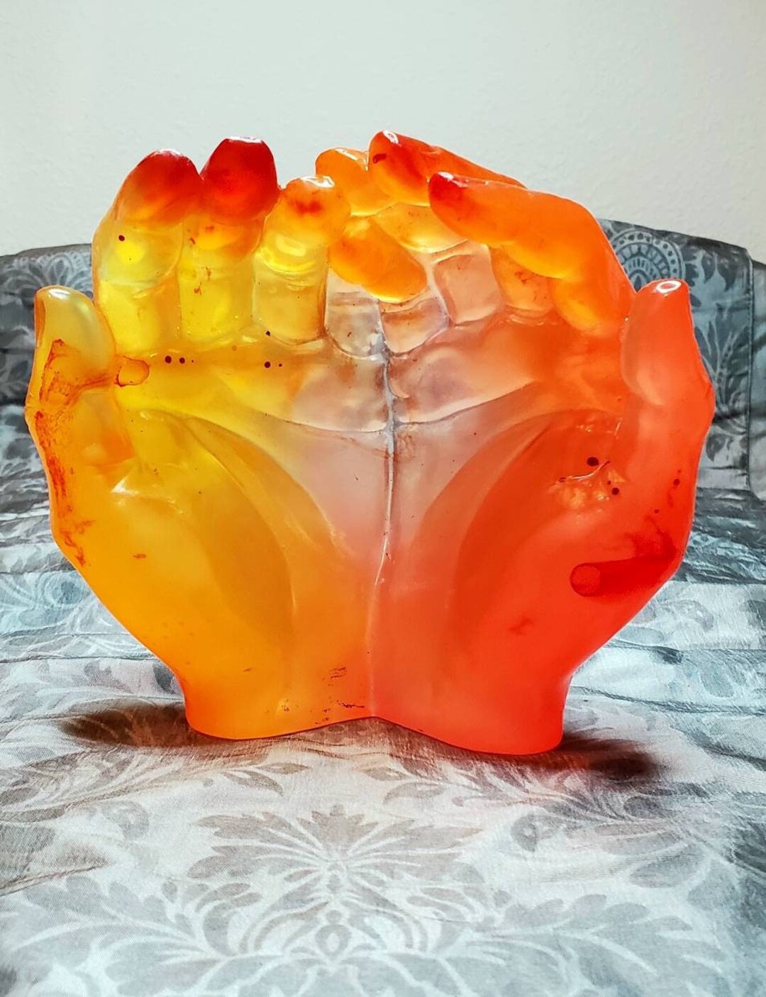 Resin Hands Jewelry Bowl Key Holder Trinket Dish True to Size Hand ...