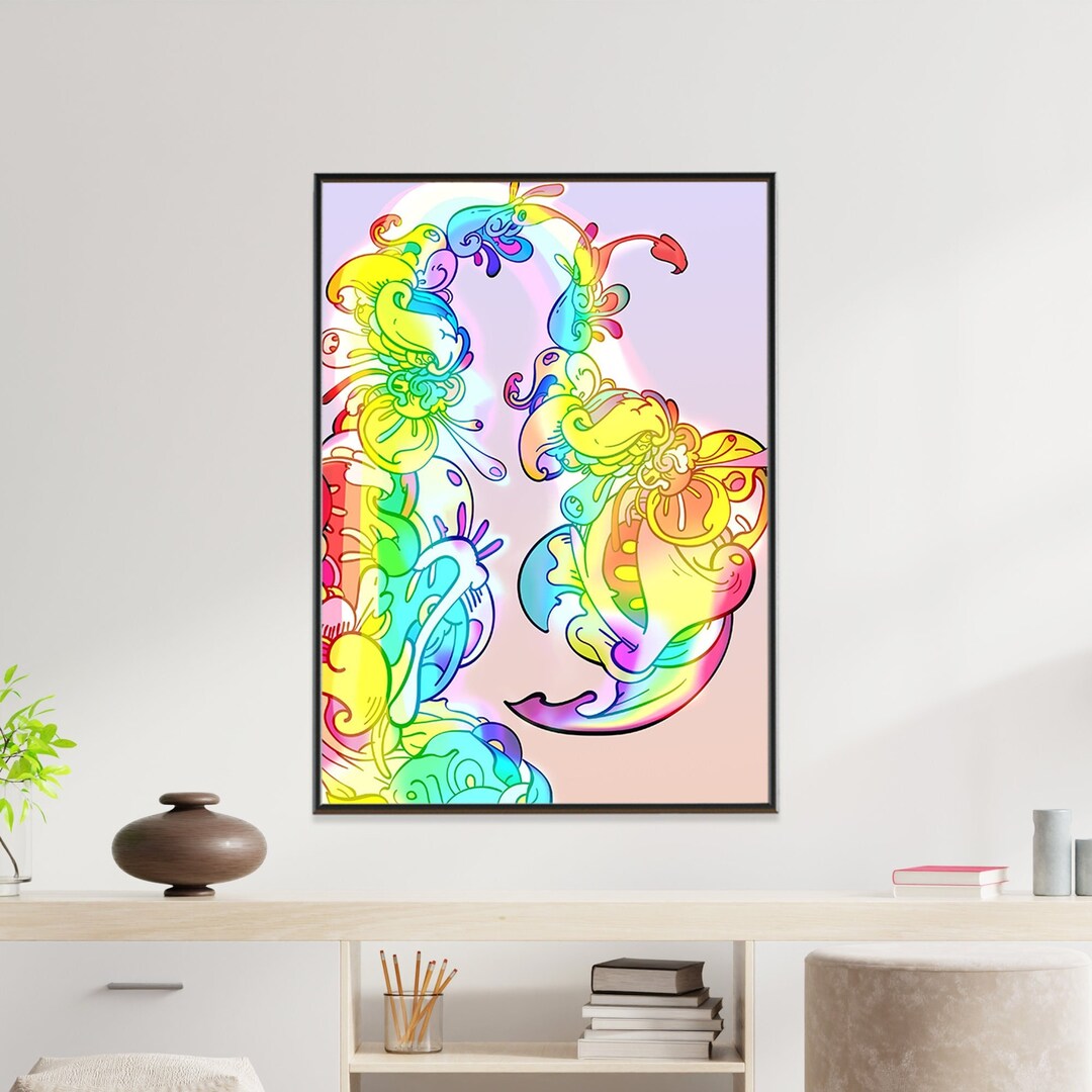 Psychedelic Rainbow, Trippy Art, Psychedelic Art, Psychedelic Digital ...