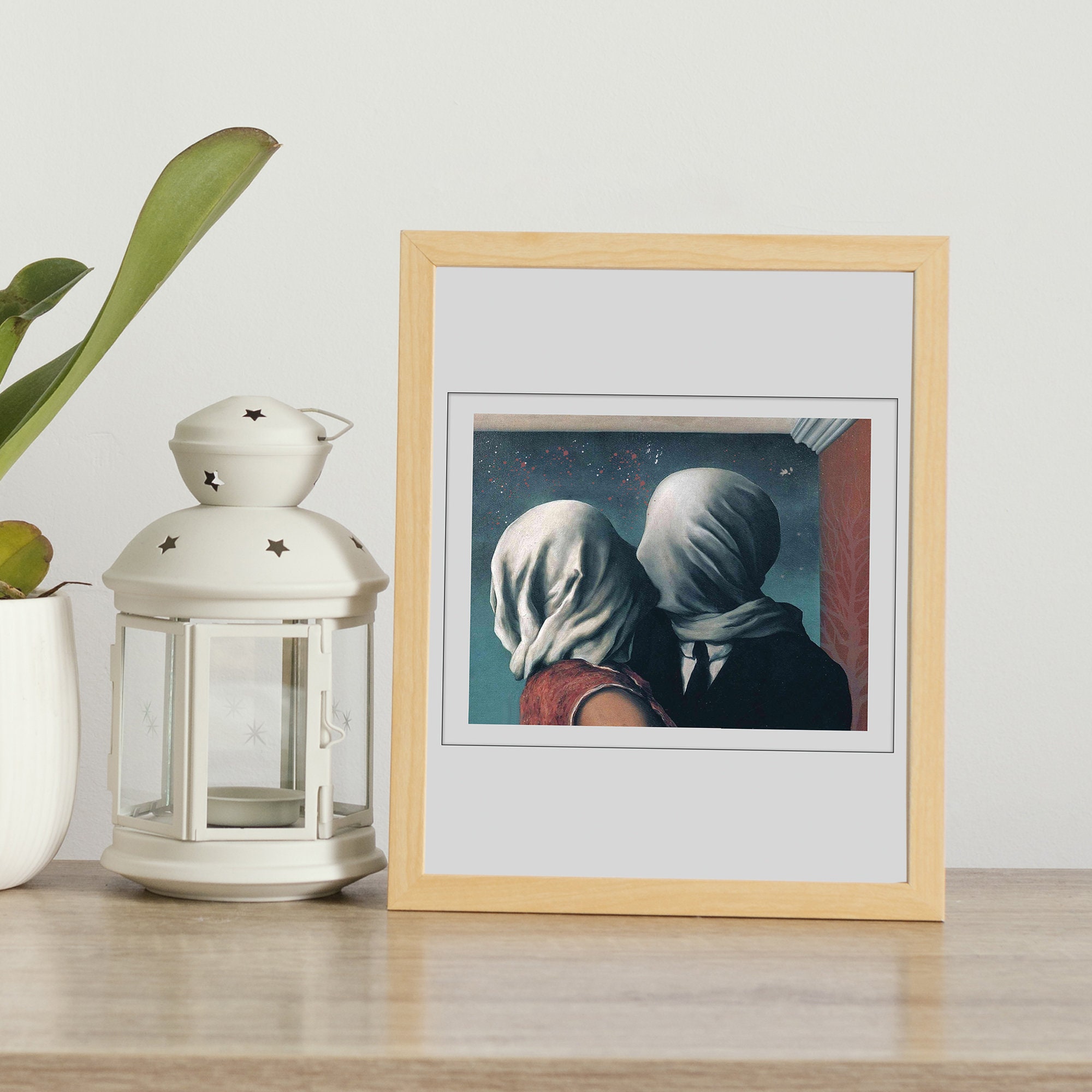 Magritte Set of 2 Prints, Rene Magritte Exhibition Poster, Abstract ...