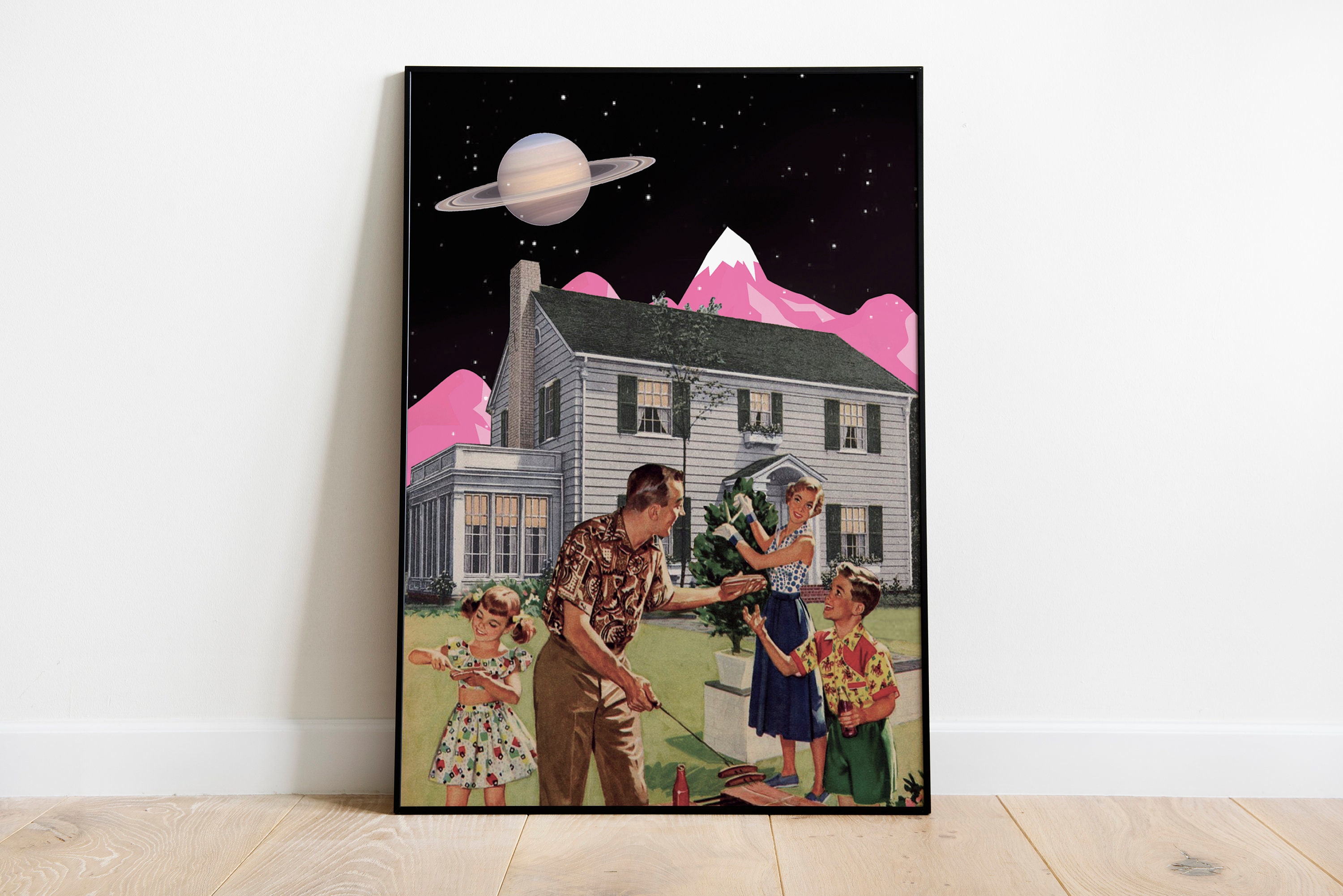 Psychedelic Art Surreal Digital Art Collage Art Vintage - Etsy