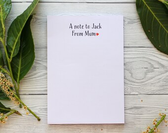 Custom Tear off Pad - Etsy UK