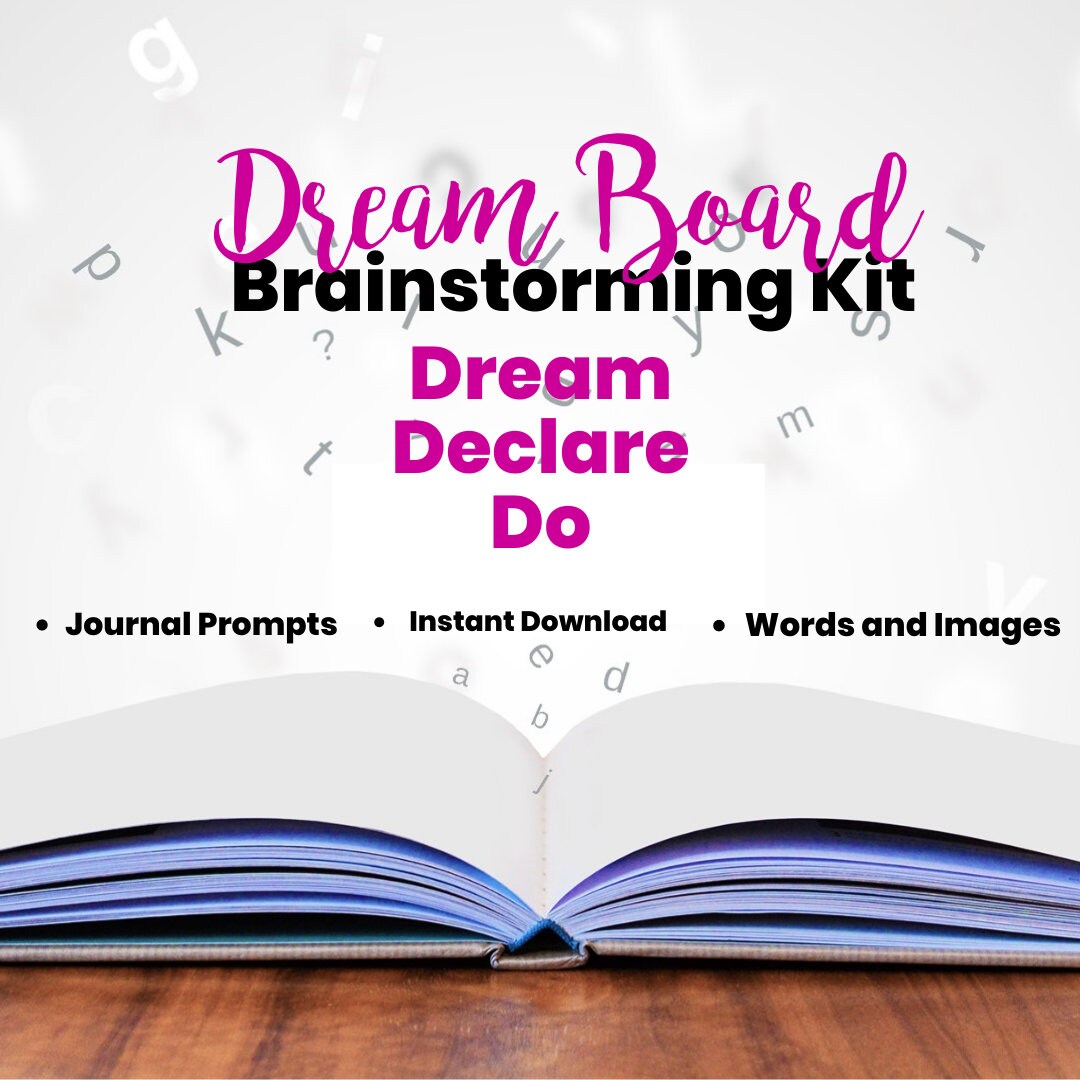 Dream Board Brainstorming Kit - Etsy