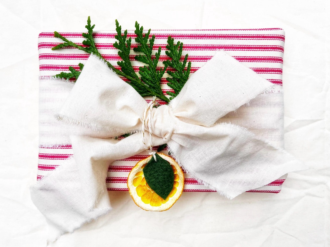 DIY Gift Wrap Kit Dried Oranges Gift Wrap Kit Sustainable Christmas ...