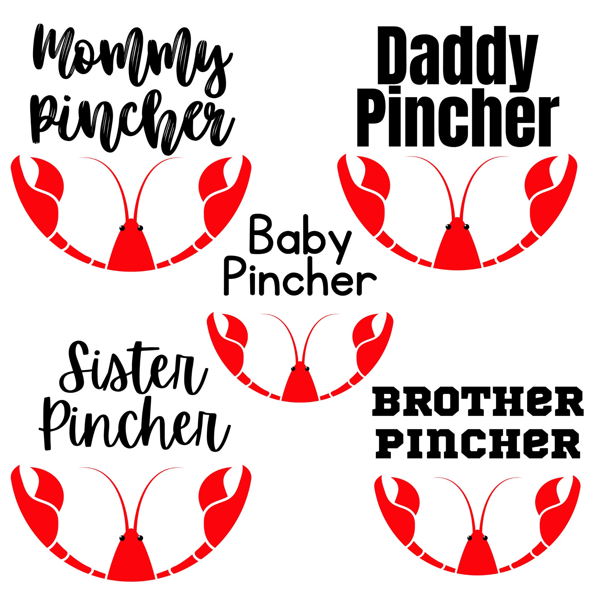 Family Pincher Design, Decal, Png, Digital Download - Etsy