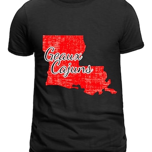 Louisiana "geaux Cajuns", Digital Download, Design, Red, Png - Etsy