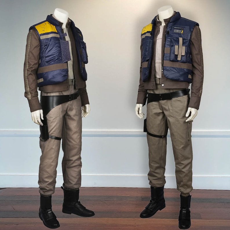 Cassian Andor Rogue One Cosplay Costume Outfit A Star Wars Etsy